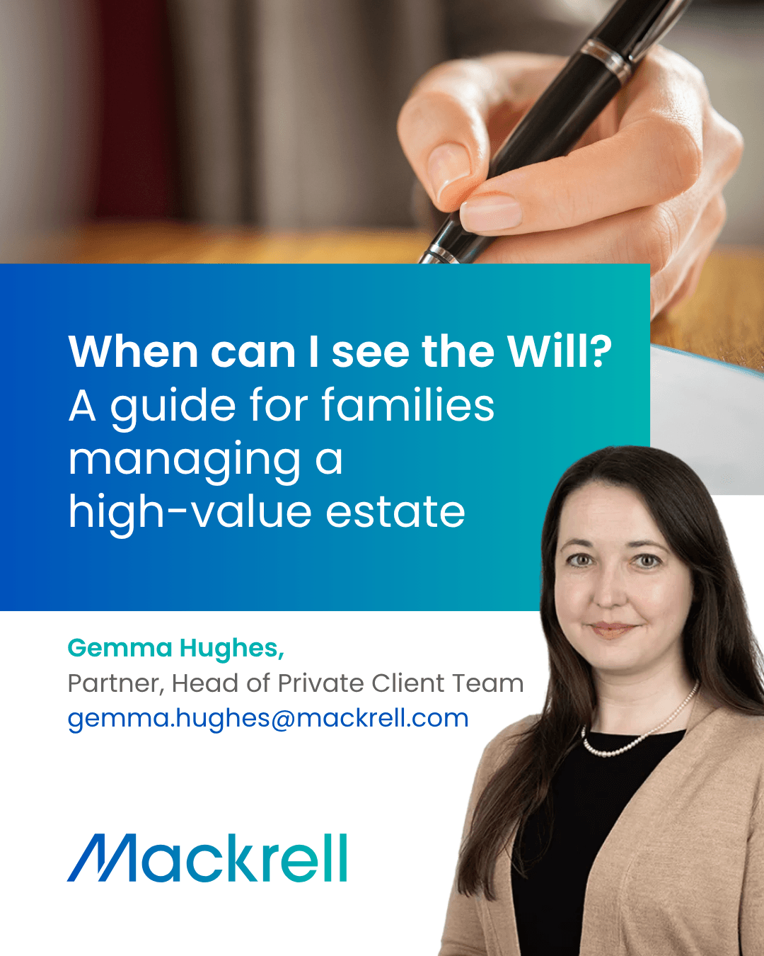 When can I see the Will? A guide for families managing a high-value ...